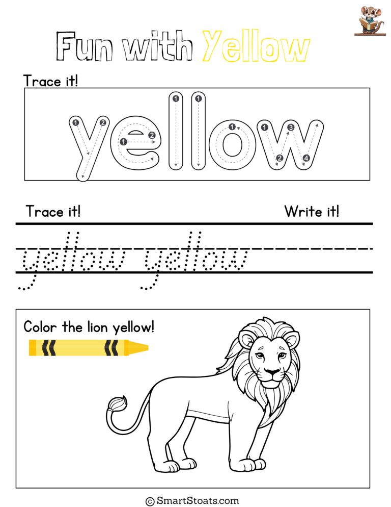 Colors Worksheets for Kindergarten and Preschool