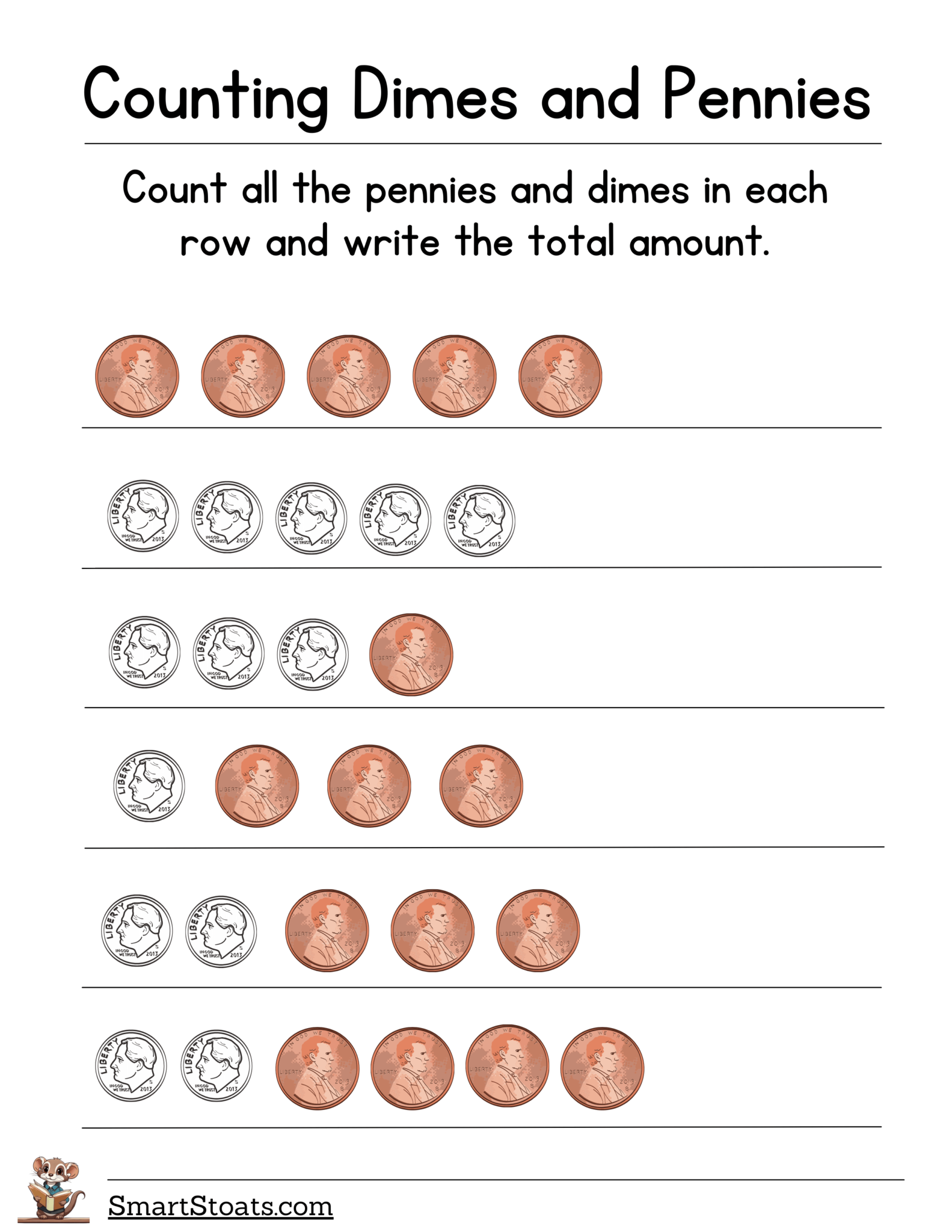 Money Worksheets for First Graders | Free PDF Download