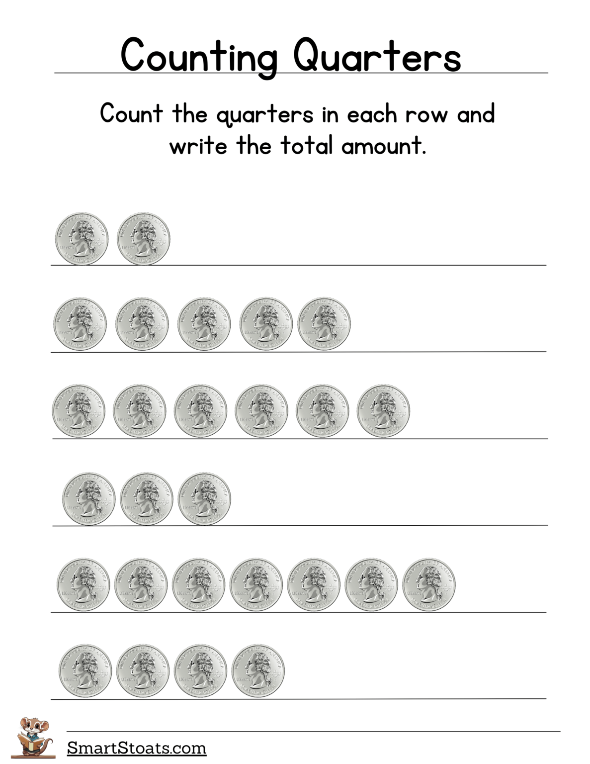 Money Worksheets for First Graders | Free PDF Download