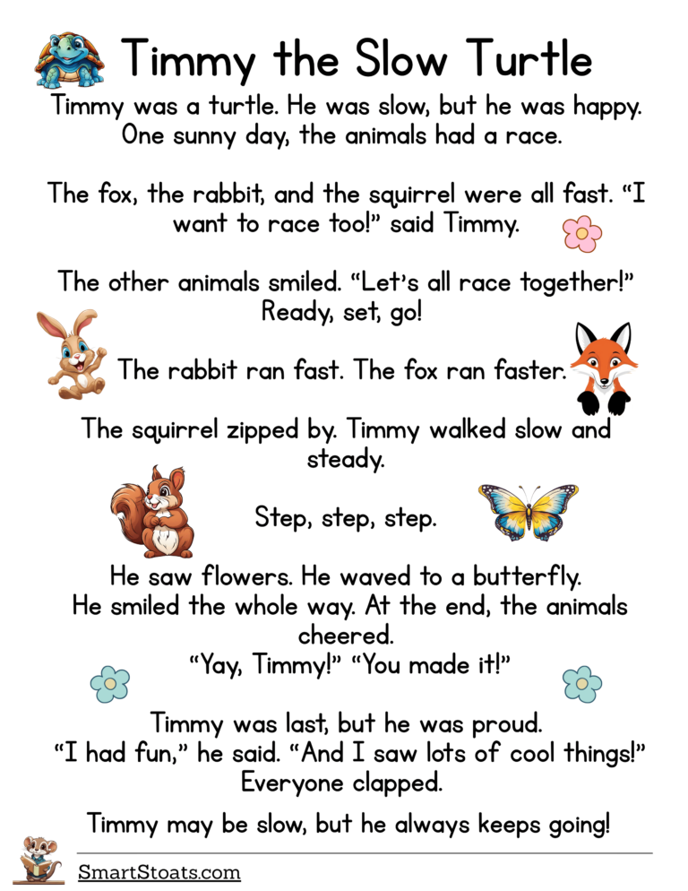 Short Stories for First Graders - 1st Grade Reading Worksheets