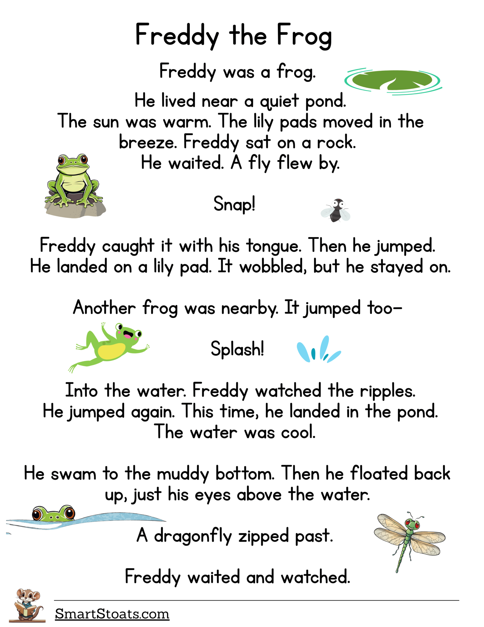 Short Stories for First Graders - 1st Grade Reading Worksheets